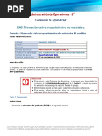 EA3. Planeación Agregada. | PDF | Science | Ciencias de la Información