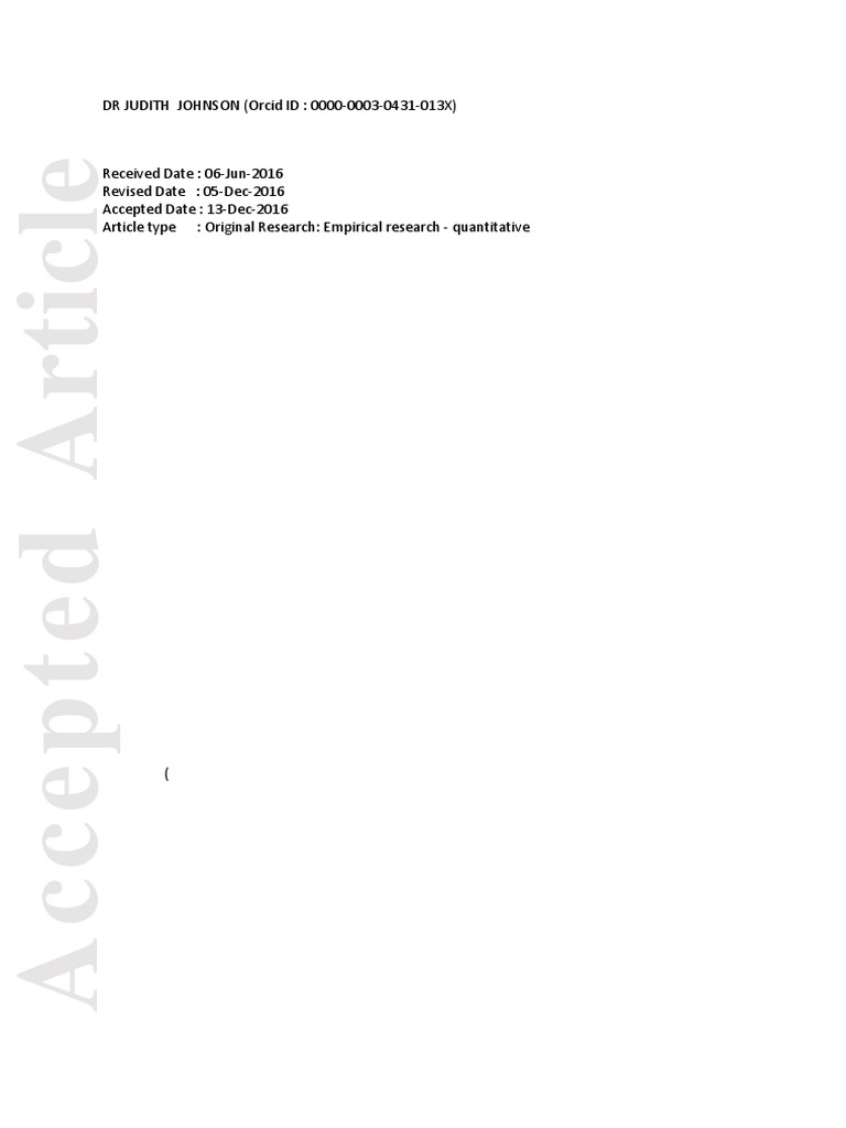 Johnson2017 2 | PDF | Occupational Burnout | Bootstrapping (Statistics)