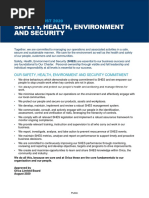 Safety, Health, Environmental and Quality (SHEQ) Policy | PDF | Safety ...