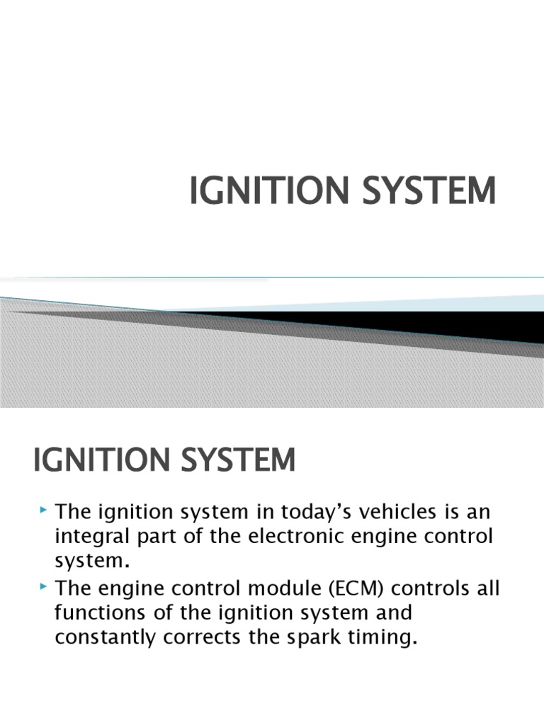 Ignition System | PDF | Ignition System | Distributor