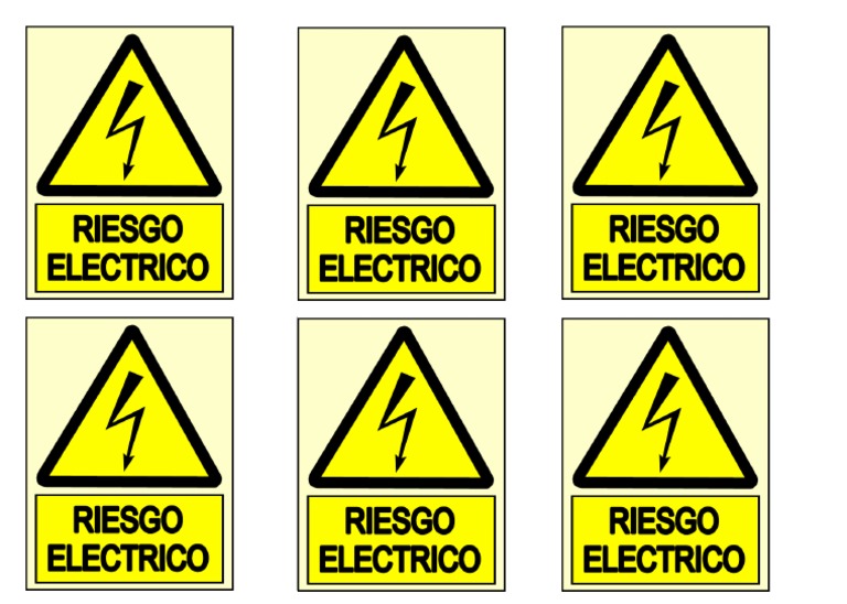 Señaletica Riesgo Electrico | PDF Señaletica Riesgo Electrico | PDF