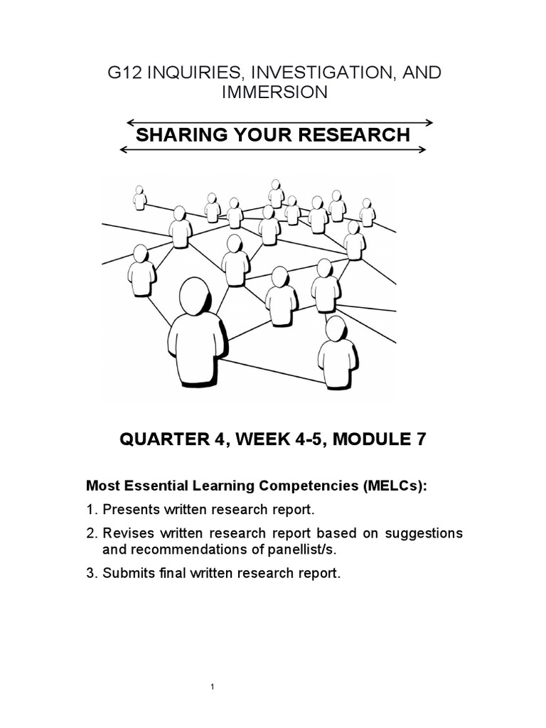3 Is Module 7 | PDF | Academic Publishing | Abstract (Summary)