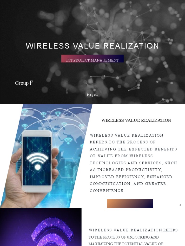 Wireless Value Realization: Group | PDF | Wireless Lan | Computer Network