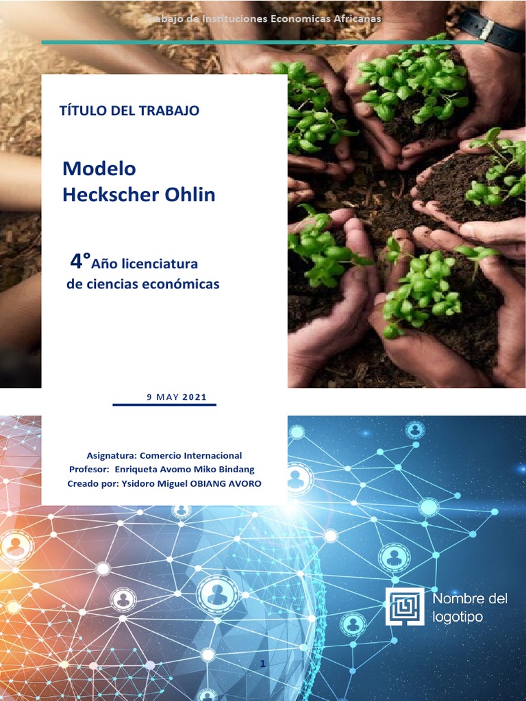 Trabajo Sobre El Modelo Hecksher Ohlin Comercio Internacional | PDF ...