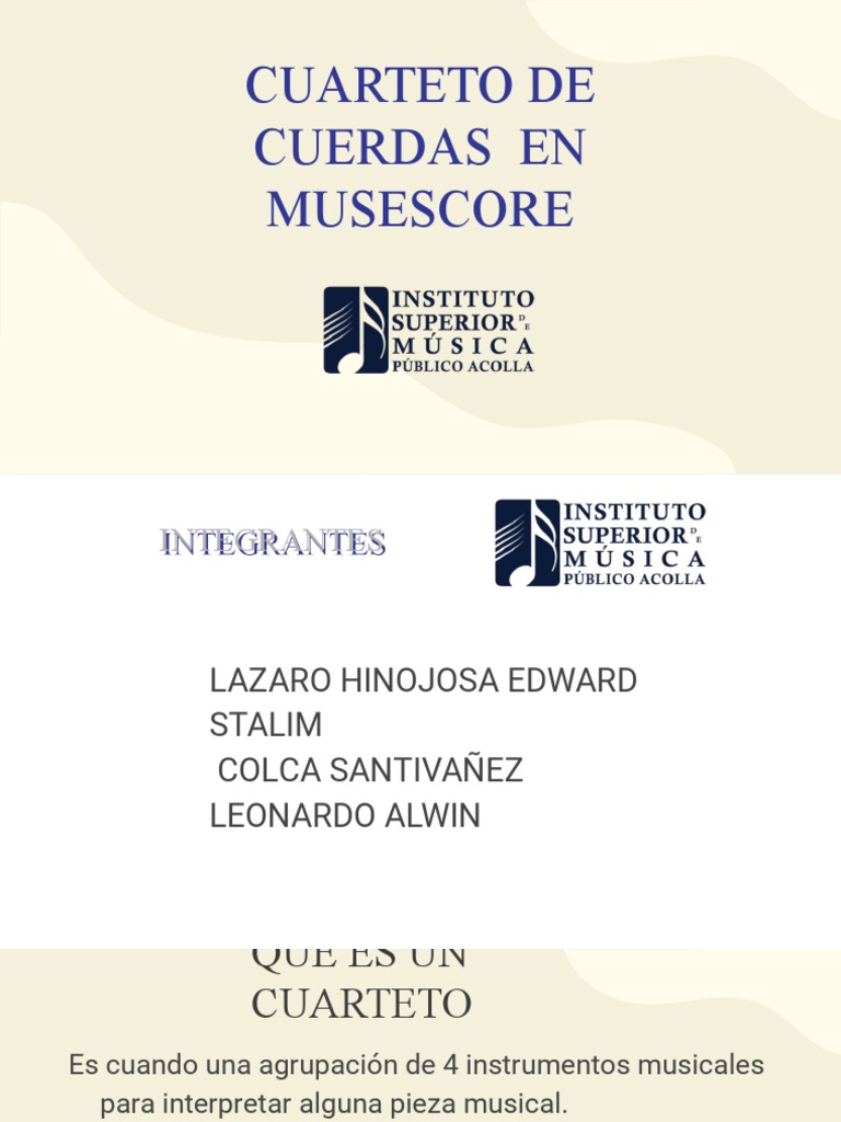CUARTETO DE CUERDAS | PDF