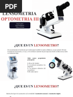 Manual de Uso del Lensómetro | PDF | Lentes | Óptica