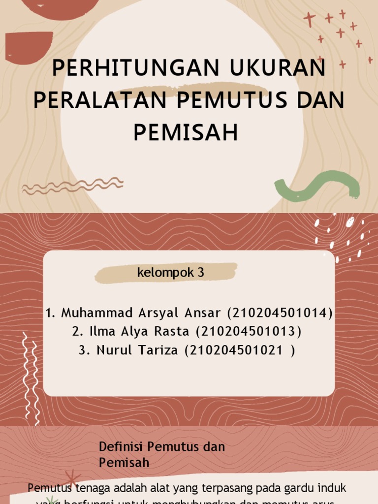Ukuran Pemutus dan Pemisah Listrik | PDF | Teknologi & Rekayasa