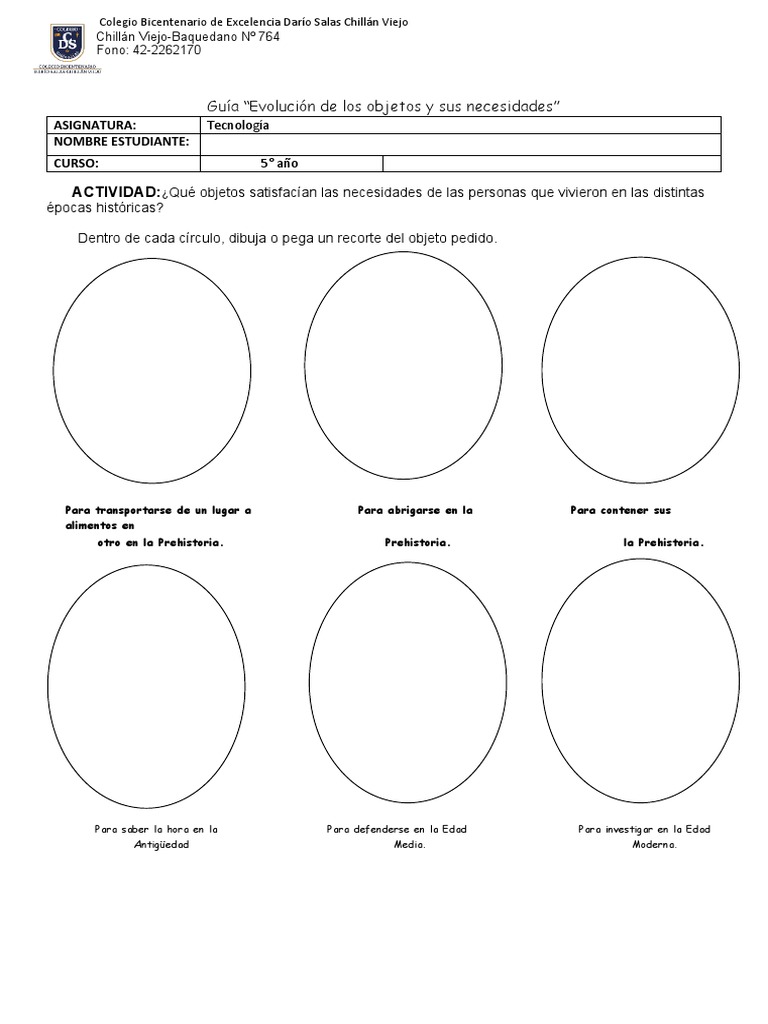 Guia Tecnología 5° Año | PDF