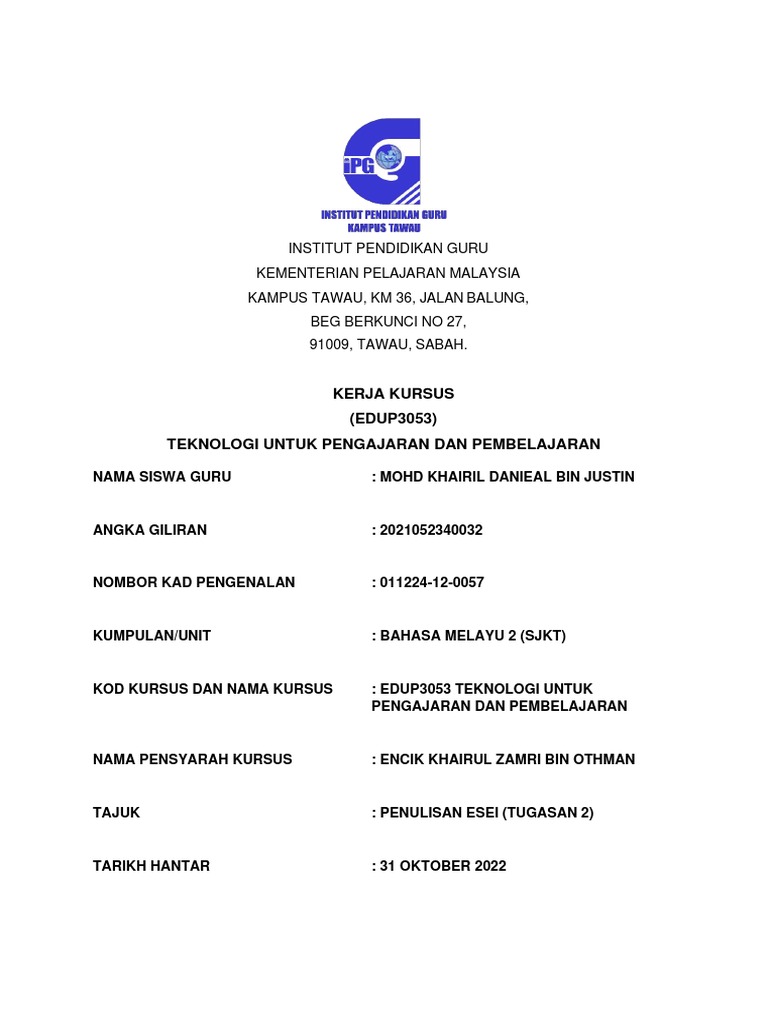 Edup3053 Esei | PDF