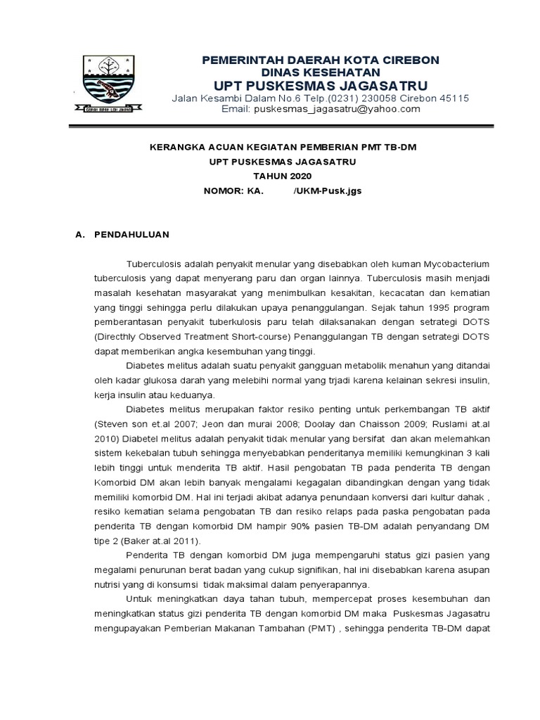Kak Pemberian PMT TB-DM | PDF
