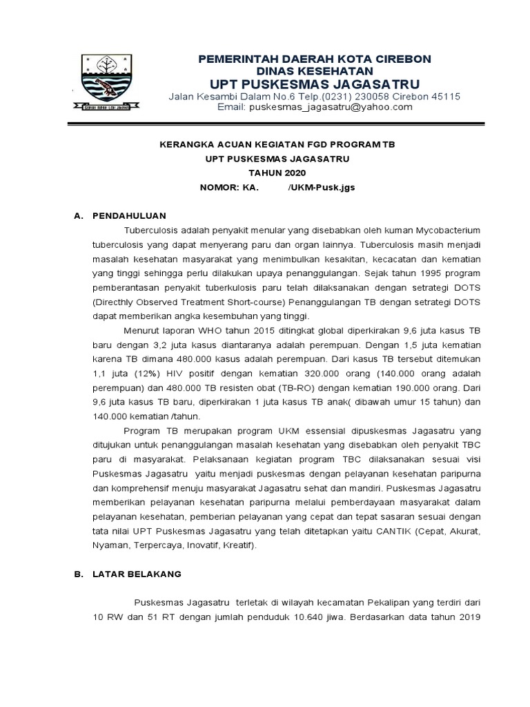 Kak FGD TB Paru | PDF