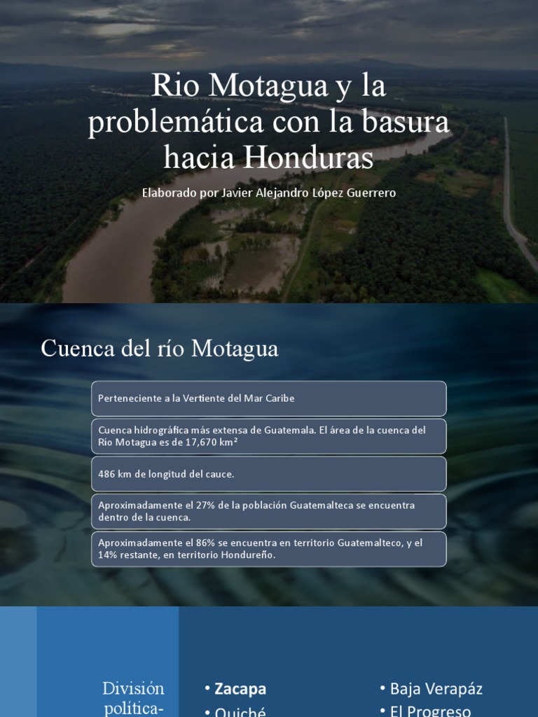 Rio Motagua y la problemática con la basura | PDF