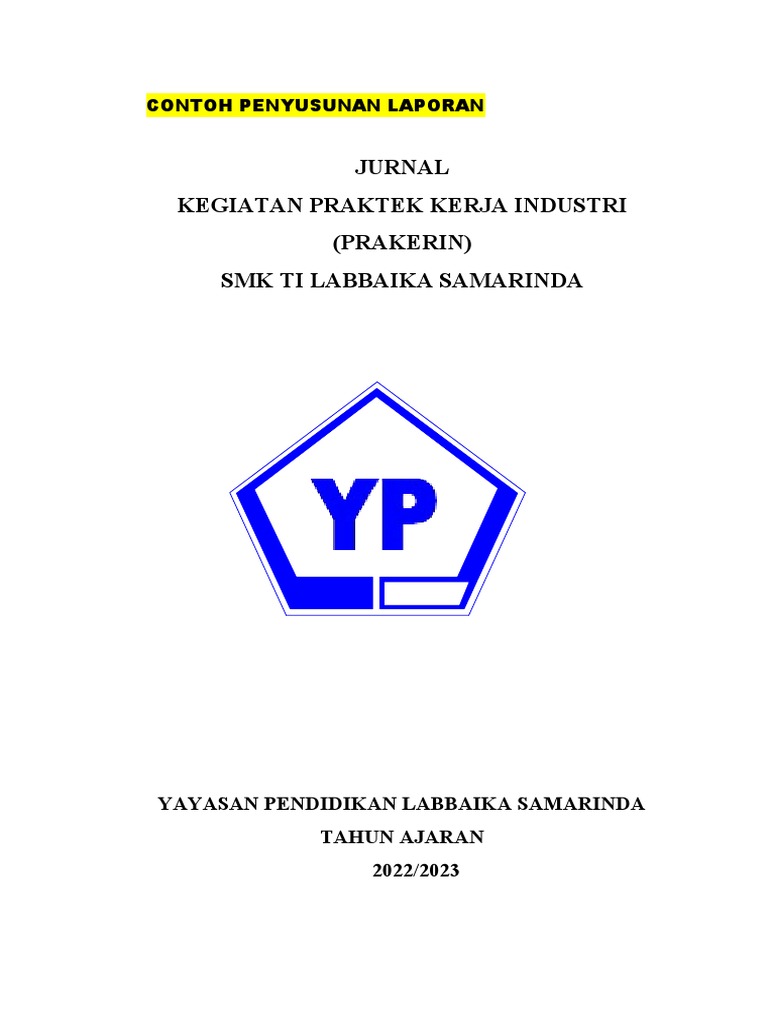 CONTOH PENULISAN LAPORAN Fix | PDF