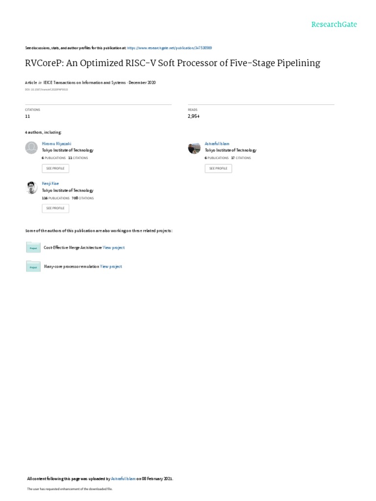 E103.d 2020pap0015 | PDF | Central Processing Unit | Field Programmable Gate Array