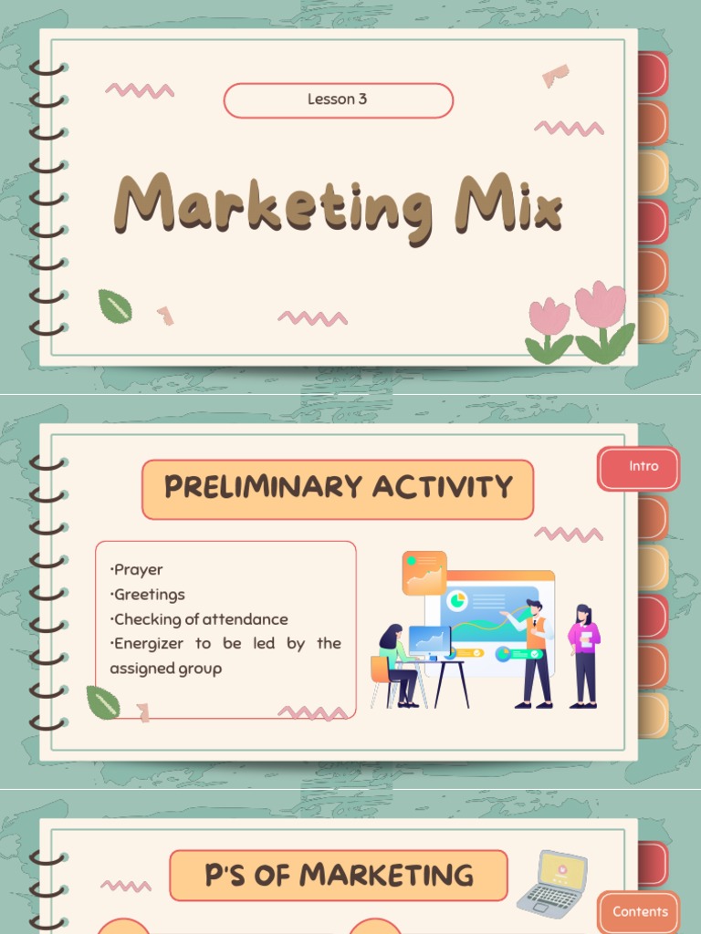 Lesson 3 Marketing Mix - PDF | PDF | Pricing | Mass Media