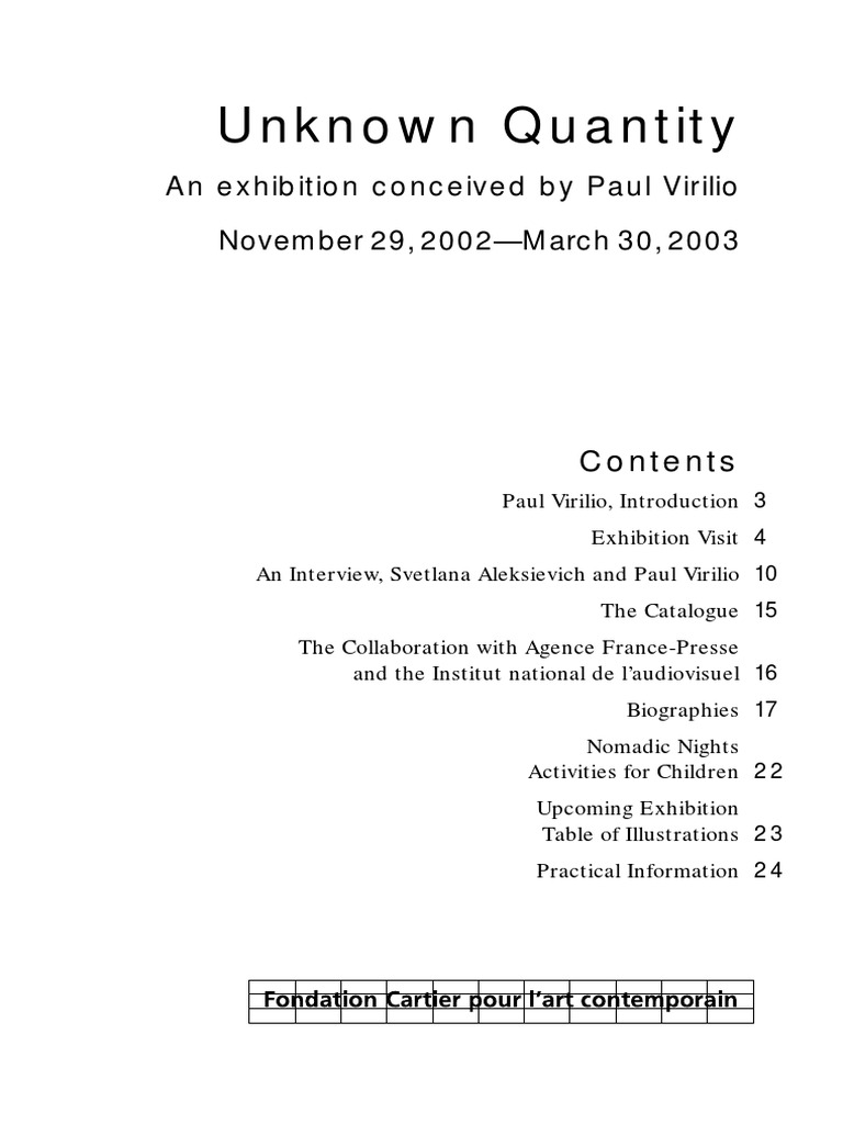 Unknown Quantity, Press Release, 2002 | PDF | Chernobyl Disaster ...