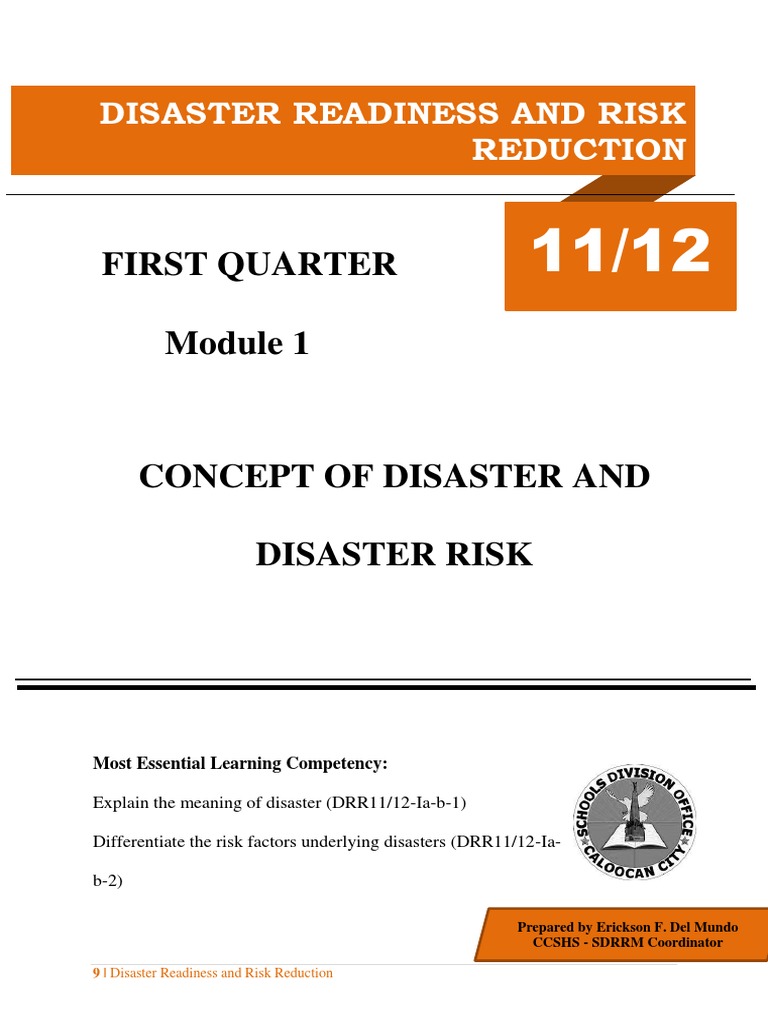 DRRR Week 1 | PDF | Hazards | Risk