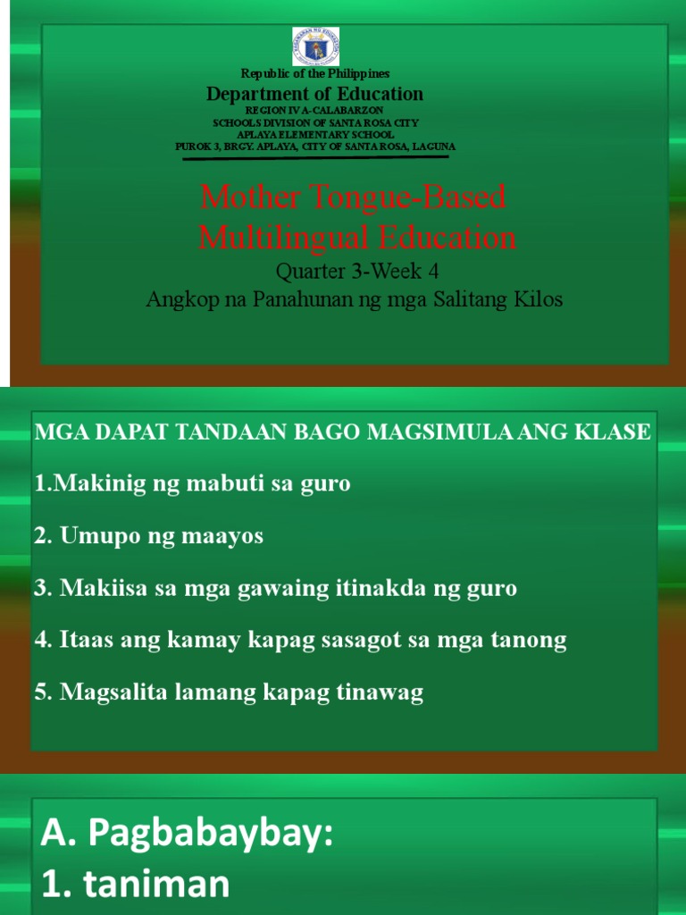 PPT-MTB - MLE Q3-Day 1 | PDF