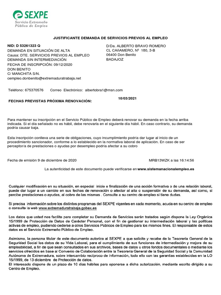 IEMP - DARDE - Renovacion 2 PDF | PDF