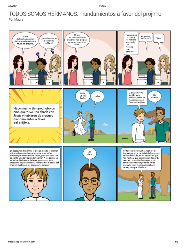 Historieta de Mandamientos Del Projimo PDF | PDF