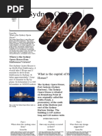 Sydney Opera House Layout and Access Map | PDF