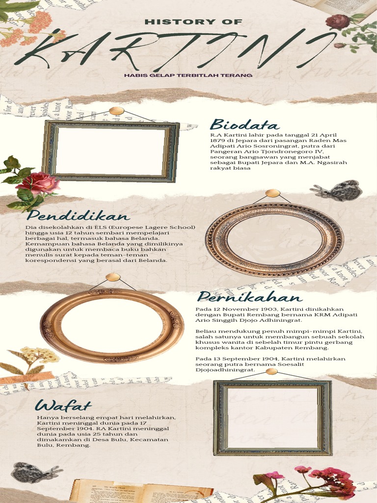 Brown Scrapbook Museum of History Infographic PDF | PDF