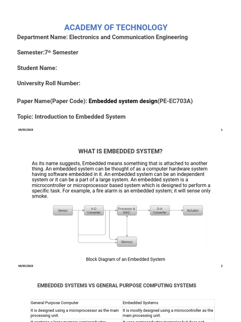 Embedded | PDF | Embedded System | Programming