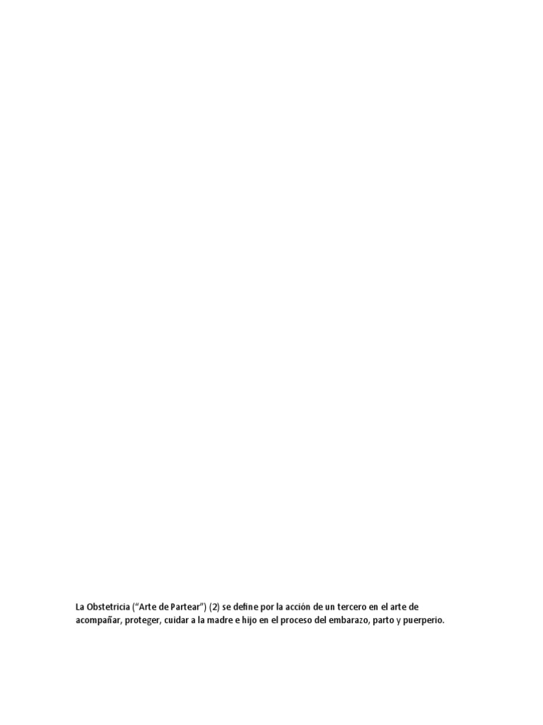 Evolución de la Obstetricia a lo largo del tiempo | PDF | Parto | Partería