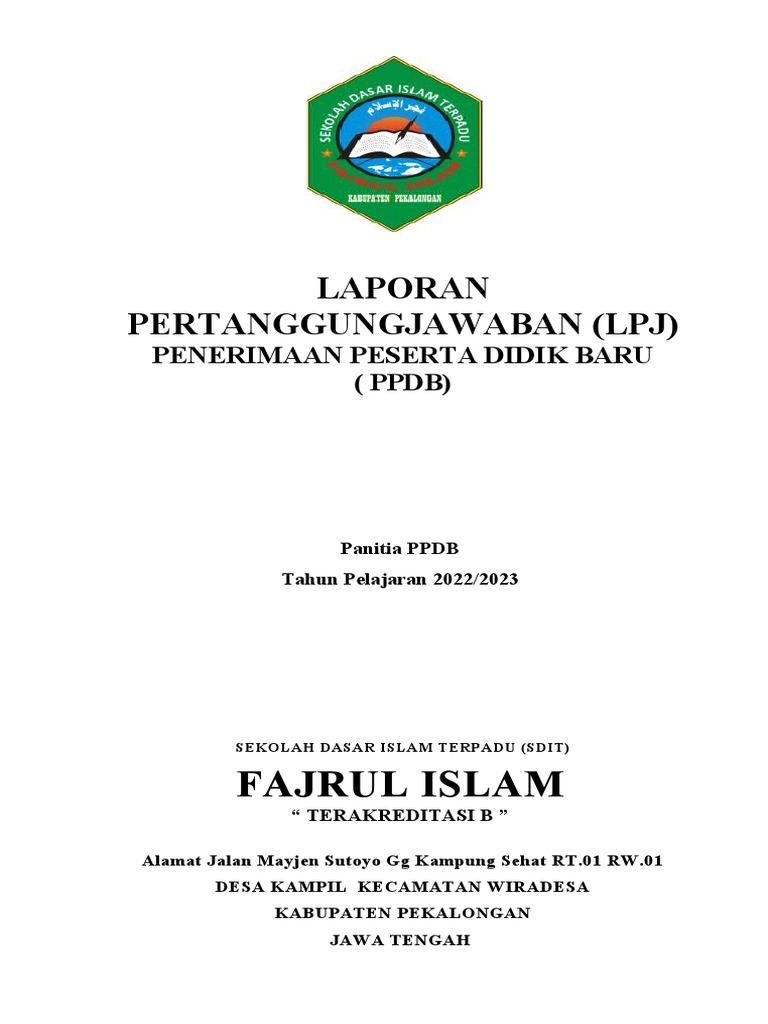 LPJ PPDB 2022-2023 | PDF