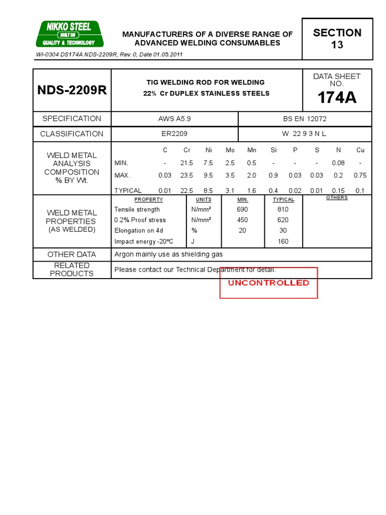 NDS-2209R: Section 13 | PDF