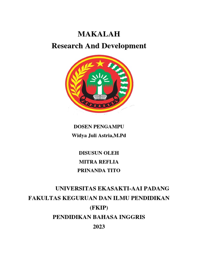 Makalah Research and Development | PDF