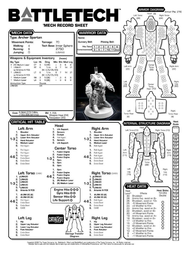 Archer Spartan | PDF