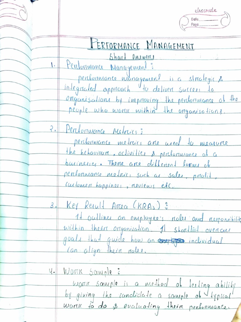 Performance Management: An Integrated Approach to Improving ...