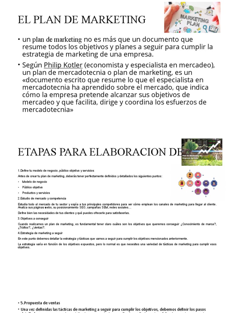 El Plan de Marketing | PDF | Marketing | Comunicación