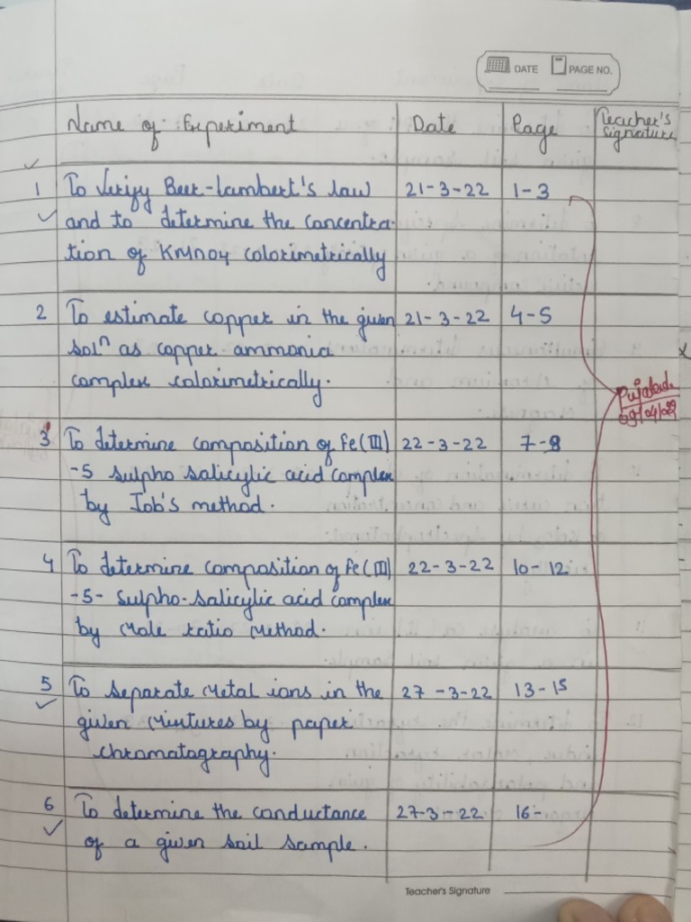 Chemistry DBT Practical | PDF