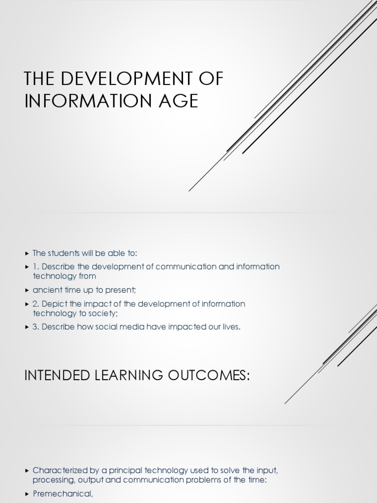 Tech Evolution for Students | PDF | Internet | Computer Data Storage