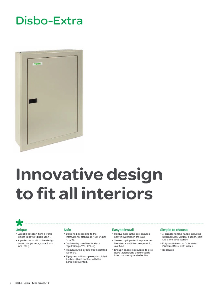 Disbo-Extra: Innovative Design To Fit All Interiors | PDF ...