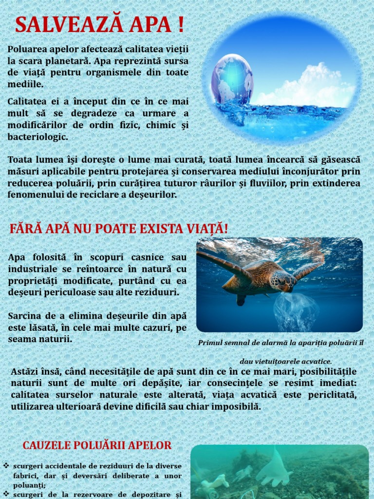 Proiect Salvati Apa | PDF