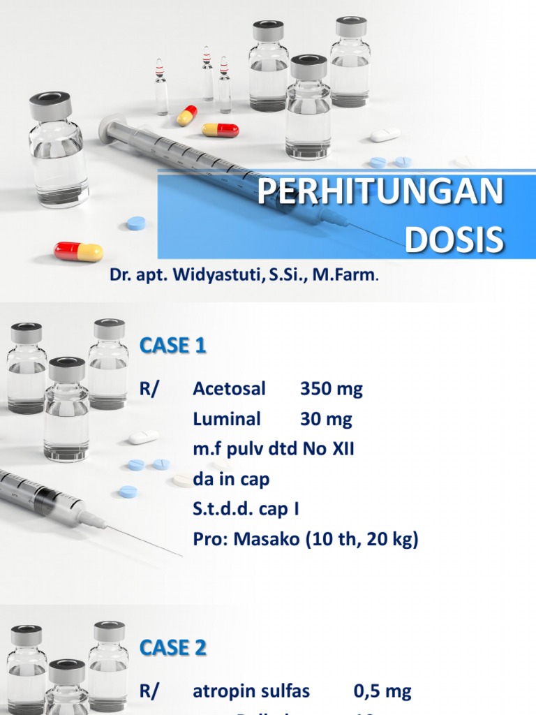 Perhitungan Dosis PDF | PDF