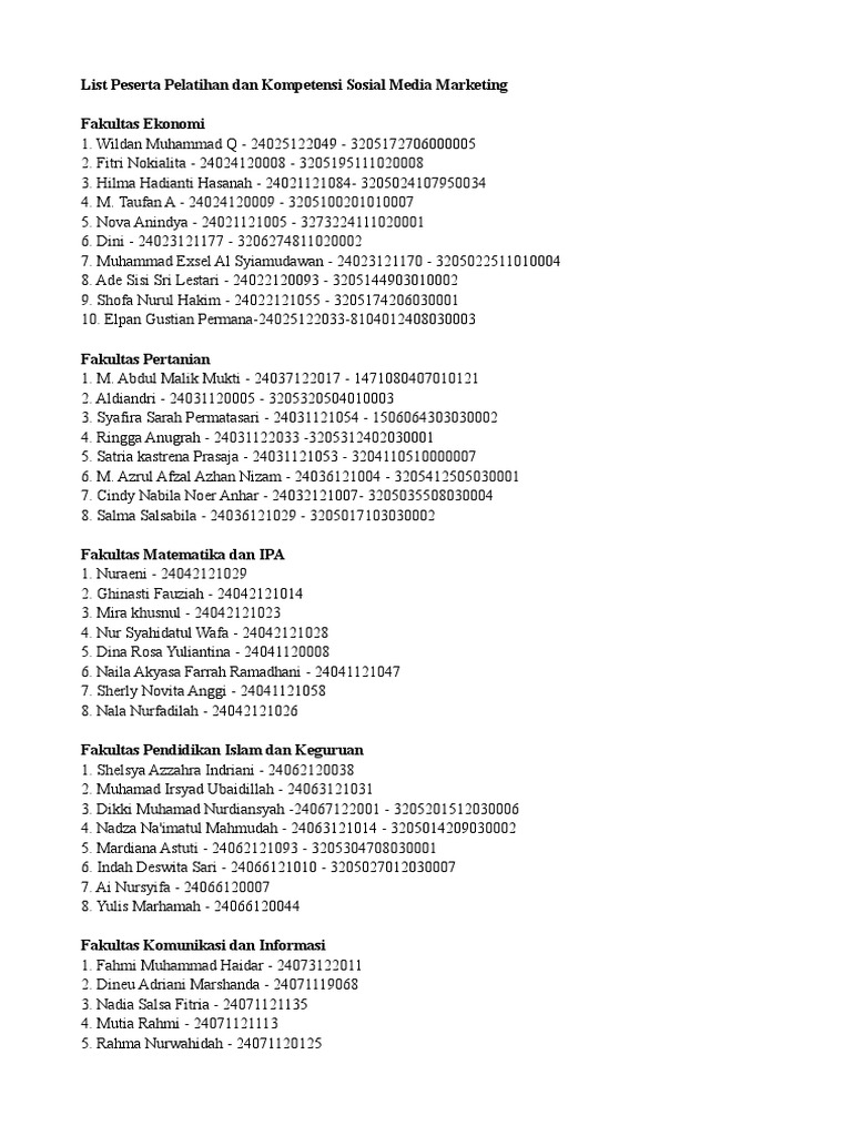 Laporan Pelatihan Dan Kompetensi Sosial Media Marketing | PDF | Travel