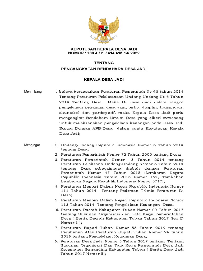 SK BENDAHARA 2022 | PDF