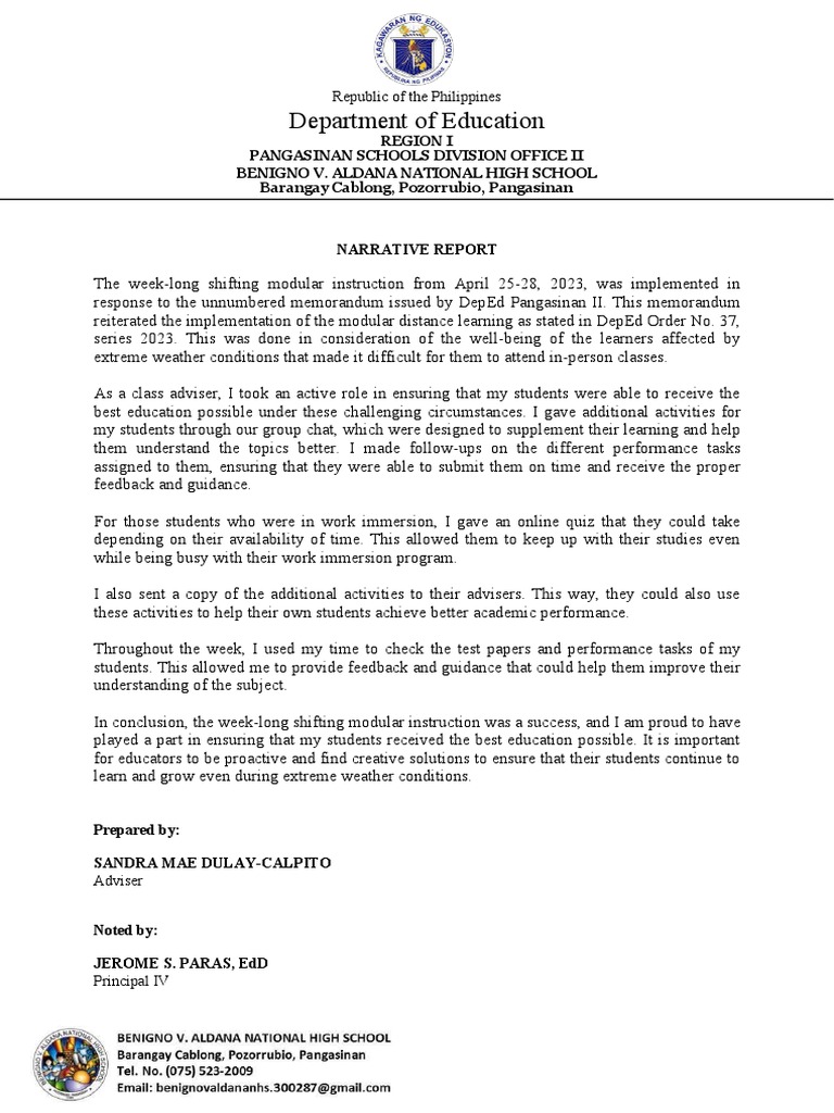 Narratie Report On The Long Shift To MDL | PDF | Cognition | Behavior ...