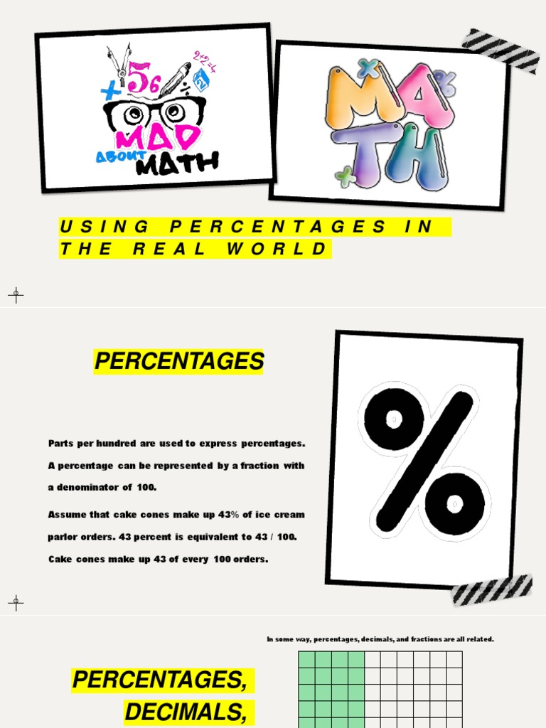 Lesson Plan | PDF | Percentage | Elementary Mathematics