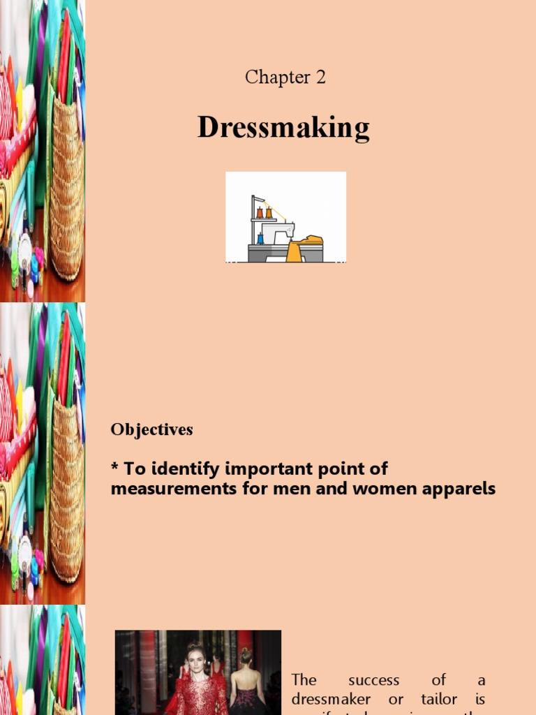 Chapter 2 Introduction To Dressmaking Body Measurement | PDF