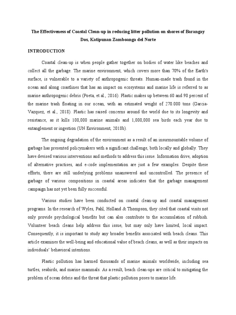 Envi-Case-Study 2 | PDF | Oceanography | Physical Geography