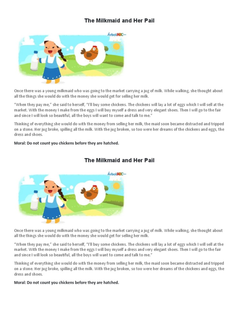 The Milkmaid and Her Pail | PDF