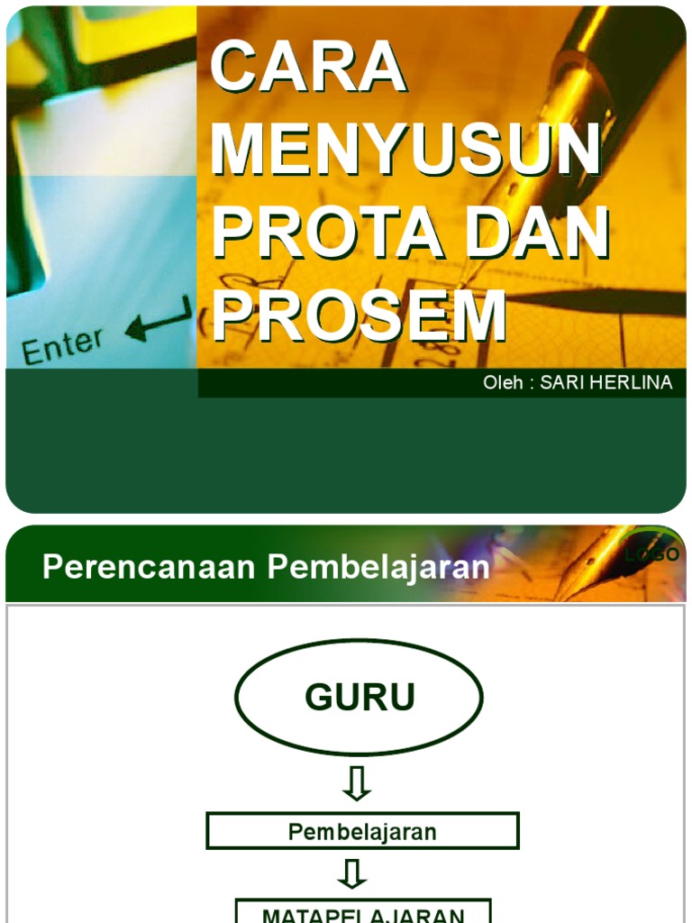 CARA MENYUSUN PROTA DAN PROSEM sr.pptx | PDF