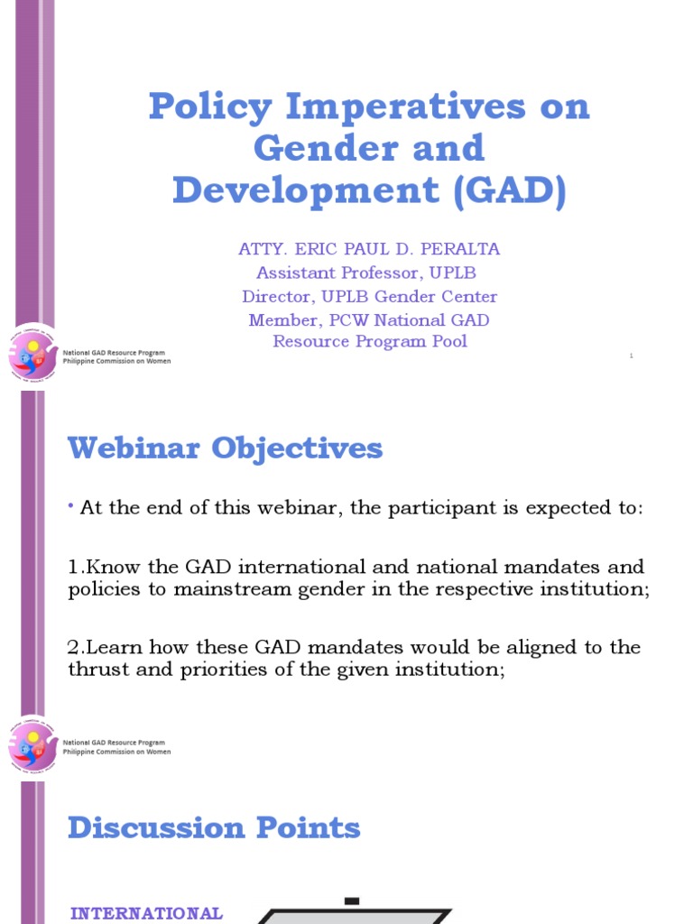 Review of Policy Imperatives On GAD | PDF | Justice | Crime & Violence