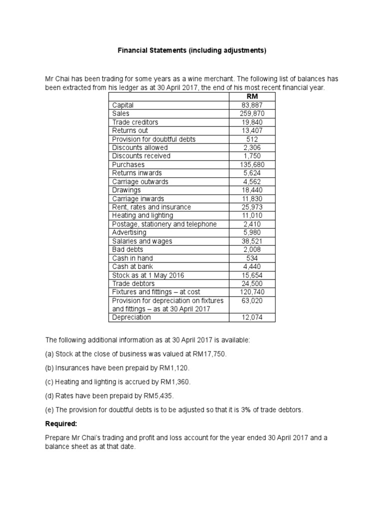 Financial Statements Q - Student | PDF | Discounting | Debt
