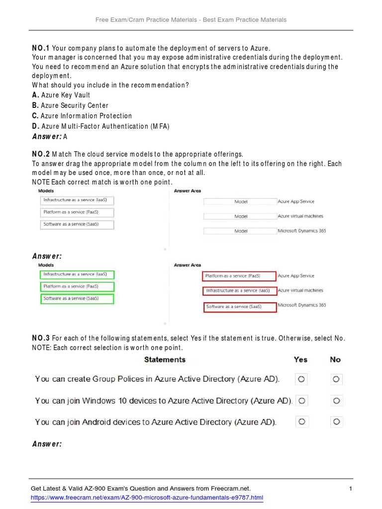 Az 900 | PDF | Microsoft Azure | Cloud Computing